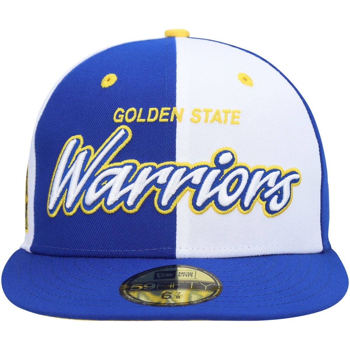 New Era Men's New Era Royal/White Golden State Warriors Script Pinwheel ...