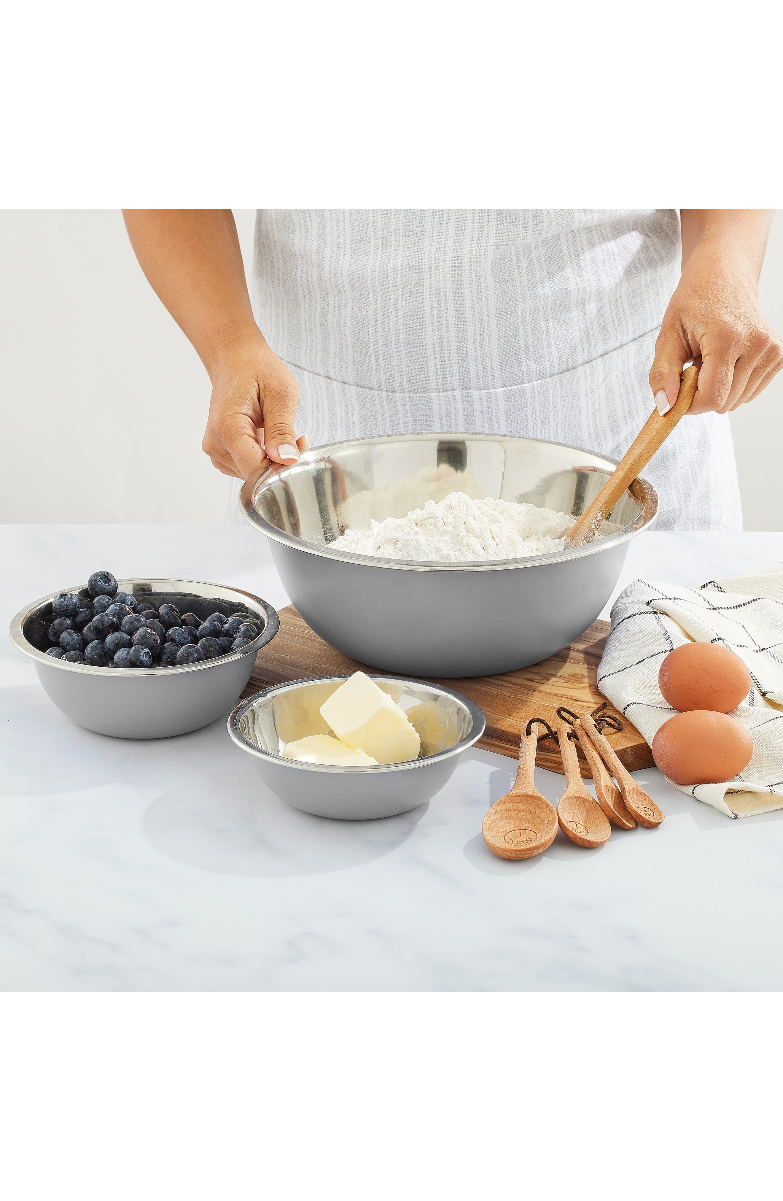 JoyJolt Stainless Steel Mixing Bowls - Set of 6 | Nordstromrack