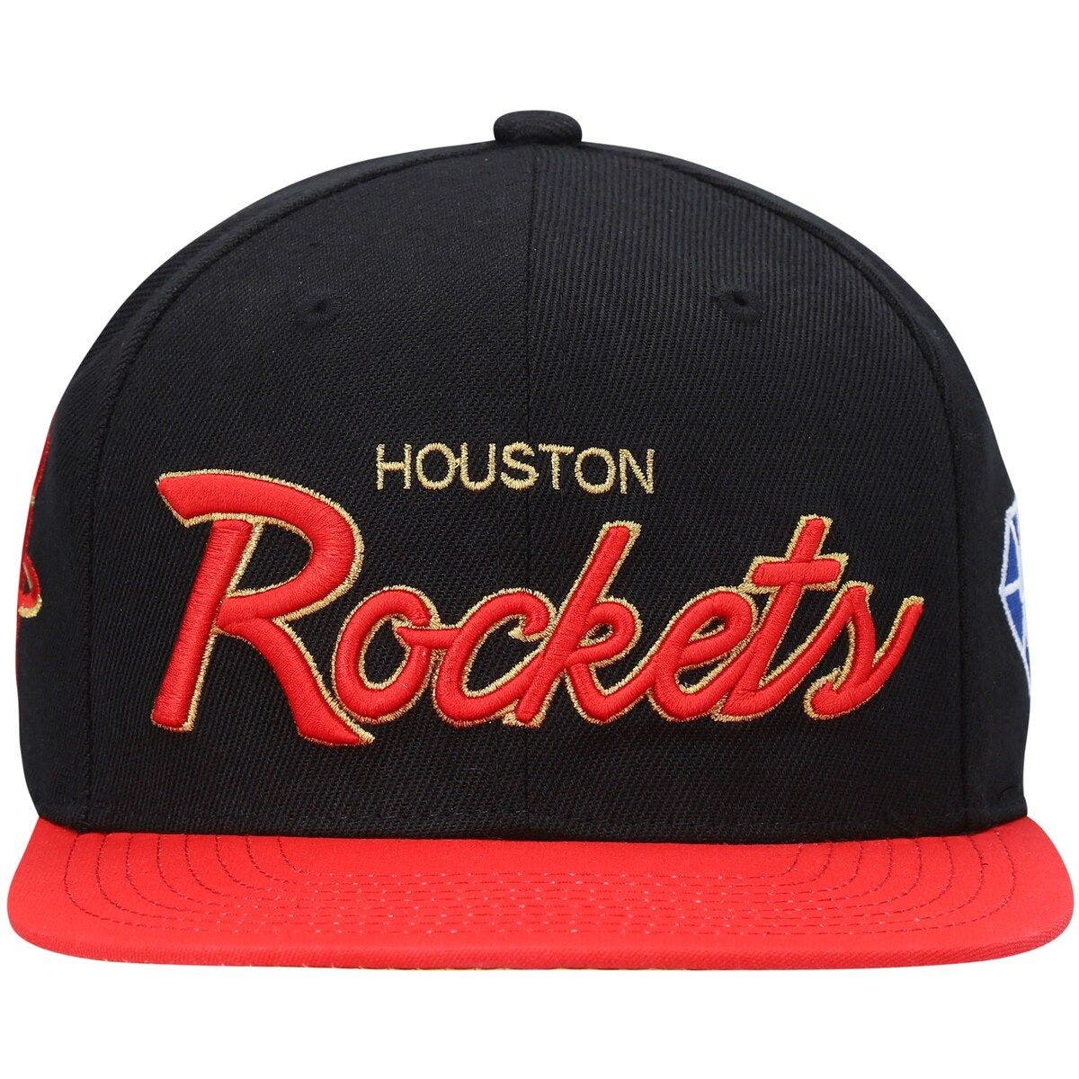 Mitchell & Ness Men's Mitchell & Ness Black Houston Rockets NBA 75th ...