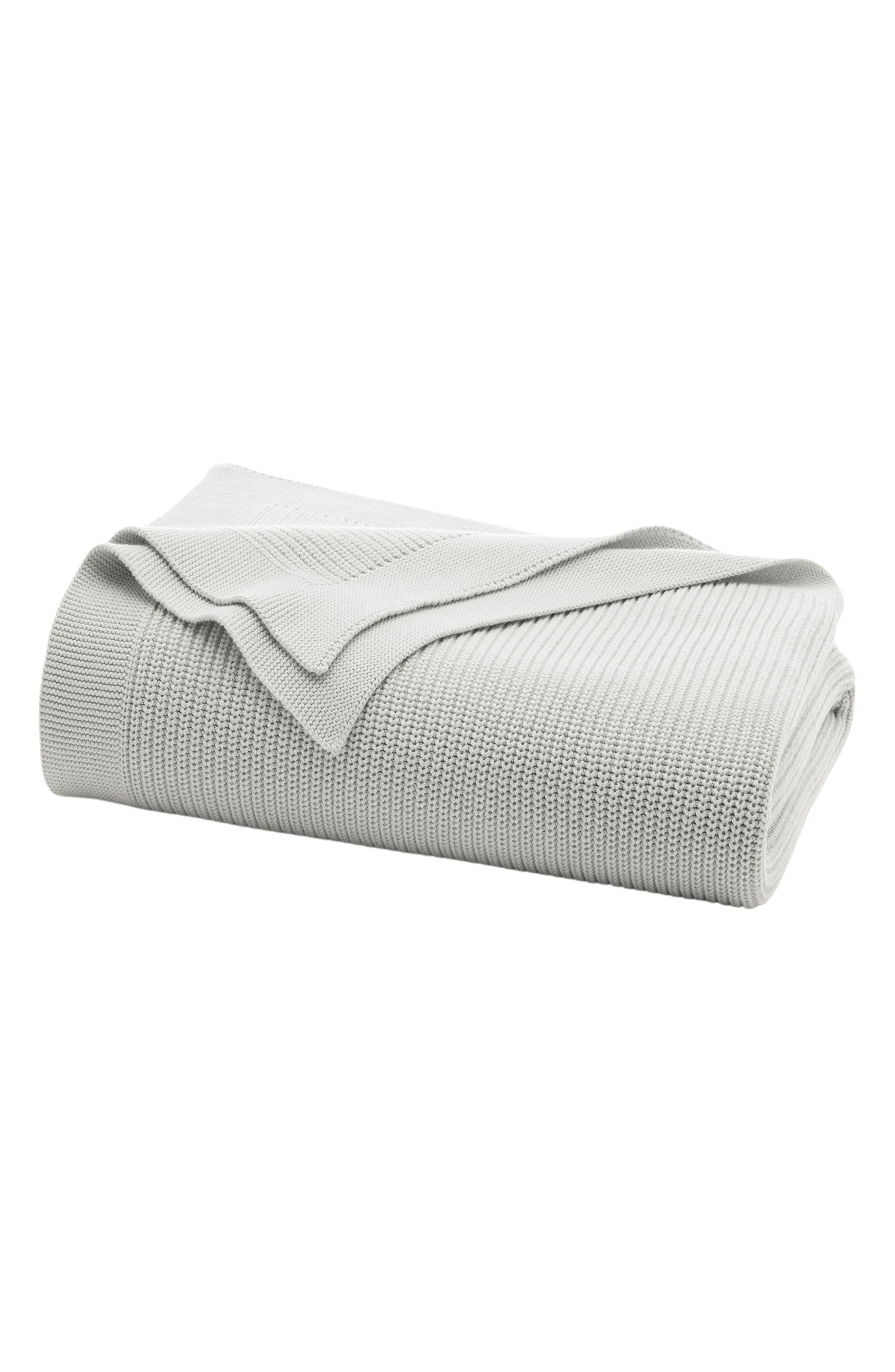 Boll & Branch Organic Cotton Shaker Stitch Throw Blanket | Nordstrom