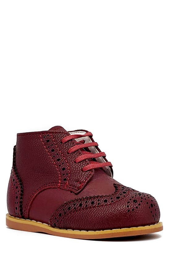 Tippy Tots Shoes Kids' Classic Brogue Boot In Camel | ModeSens