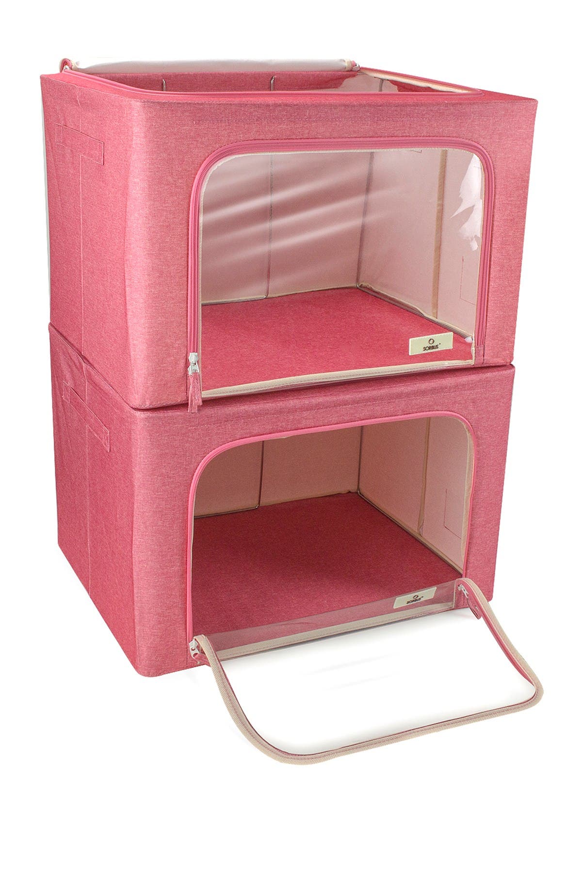 SORBUS Pink Window Storage Box - Pack of 2 | Nordstromrack
