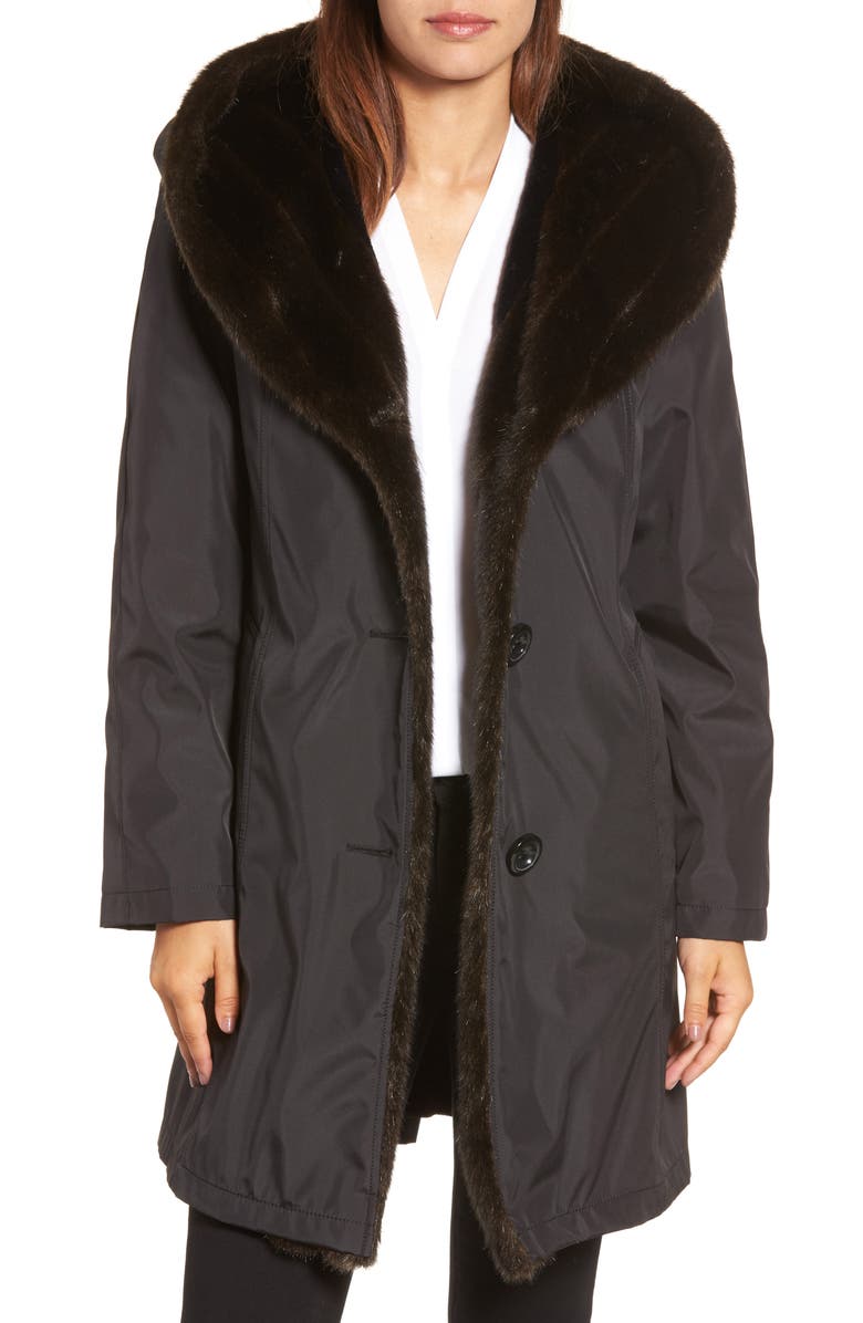 Gallery Storm Coat With Faux Fur Trim Lining Nordstrom gallery-storm-coat-with-faux-fur-trim-lining-nordstrom
