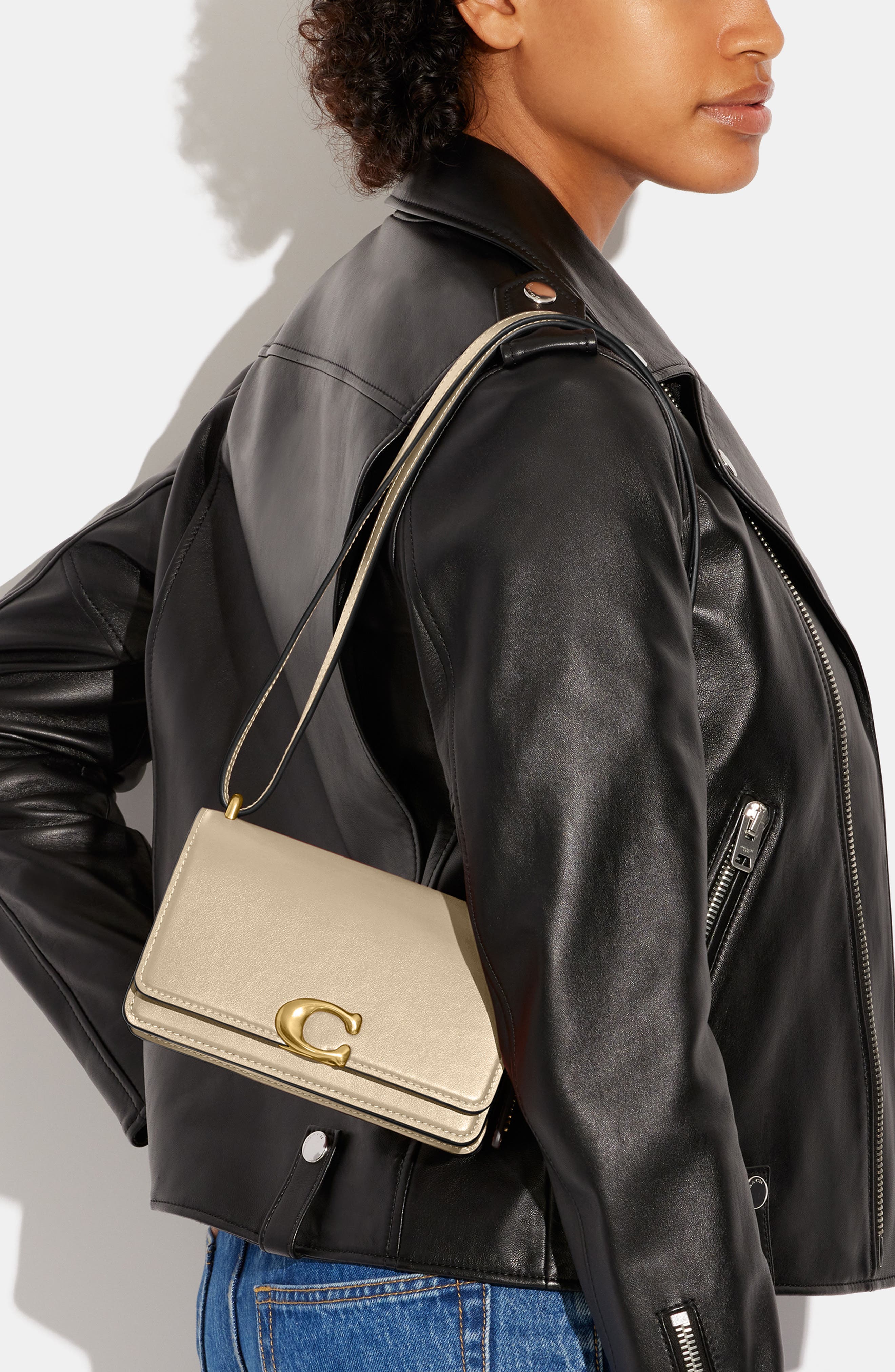 COACH Bandit Leather Crossbody Bag | Nordstrom