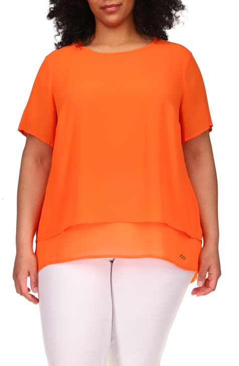 Orange Plus-Size Tops for Women | Nordstrom