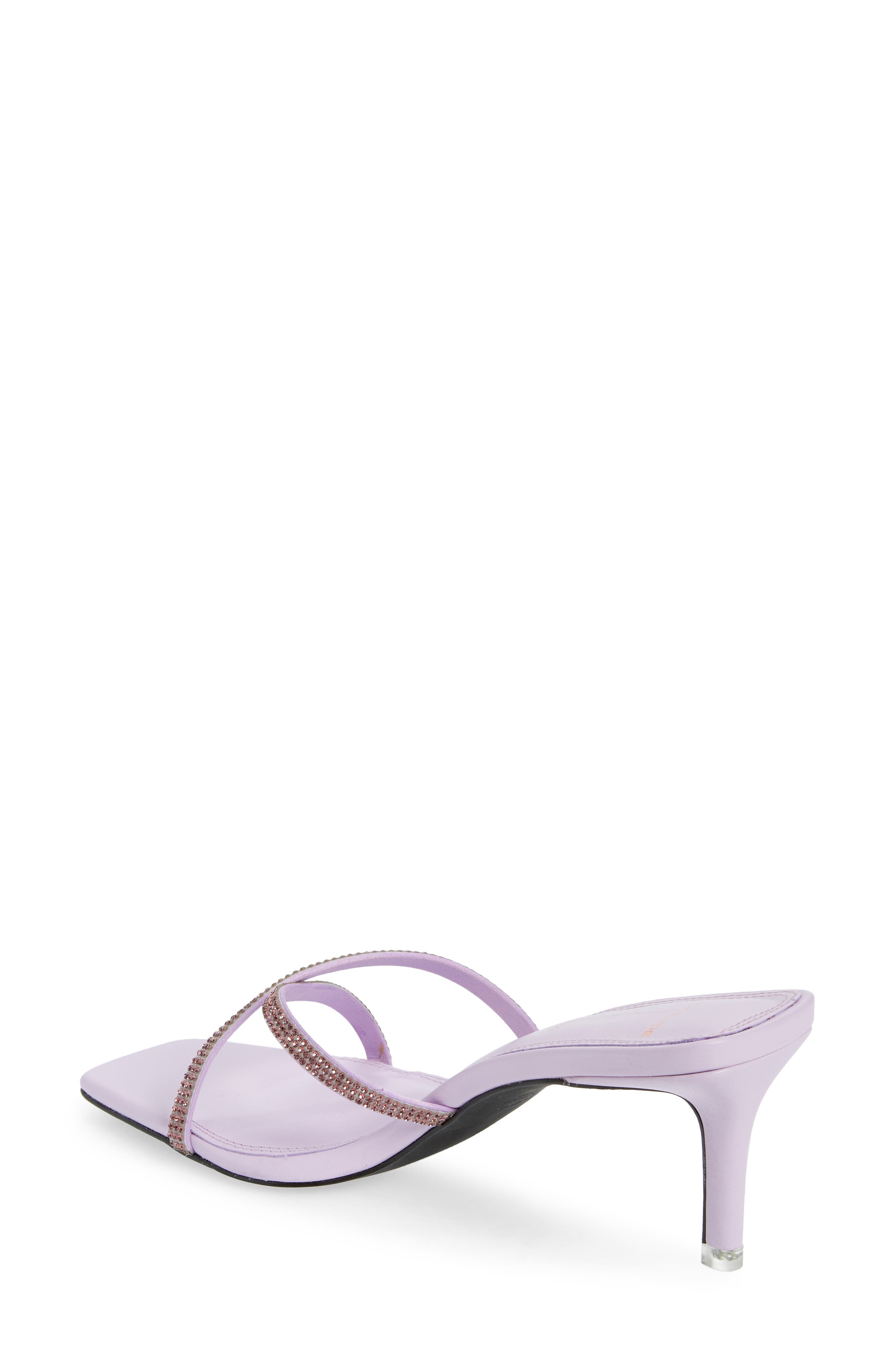 BLACK SUEDE STUDIO Ari Metallic Stiletto Slide Sandal (Women) | Nordstrom