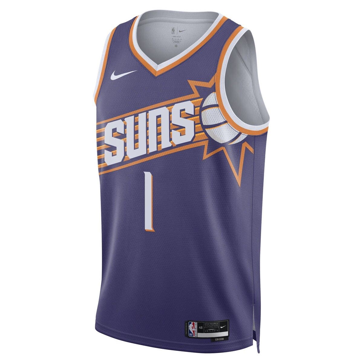 Nike Unisex Nike Devin Booker Purple Phoenix Suns Swingman Jersey ...