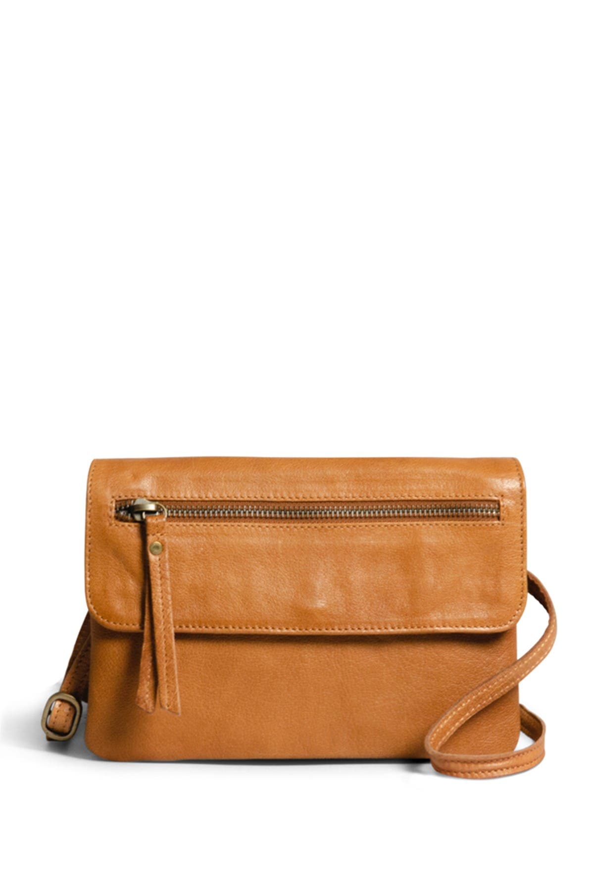 Day & Mood Hazel Leather Crossbody Bag In Desert Sand | ModeSens
