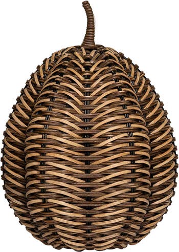 Juliska Devon Willow Large Wicker Pumpkin | Nordstrom