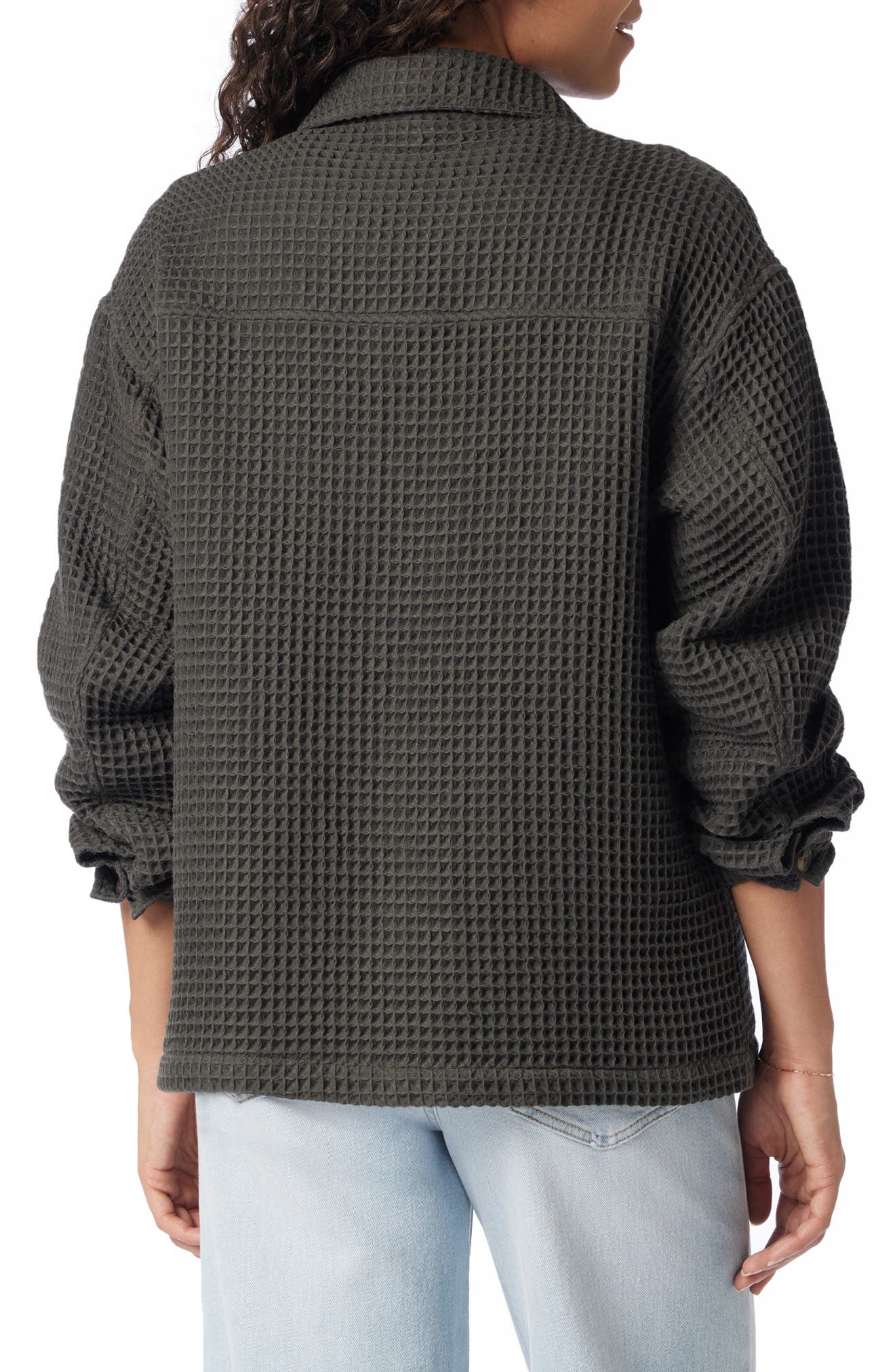 SUPPLIES BY UNION BAY Milla Waffle Knit Shacket | Nordstromrack