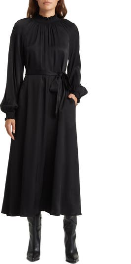 Nordstrom Smocked Neck Long Sleeve Dress | Nordstrom