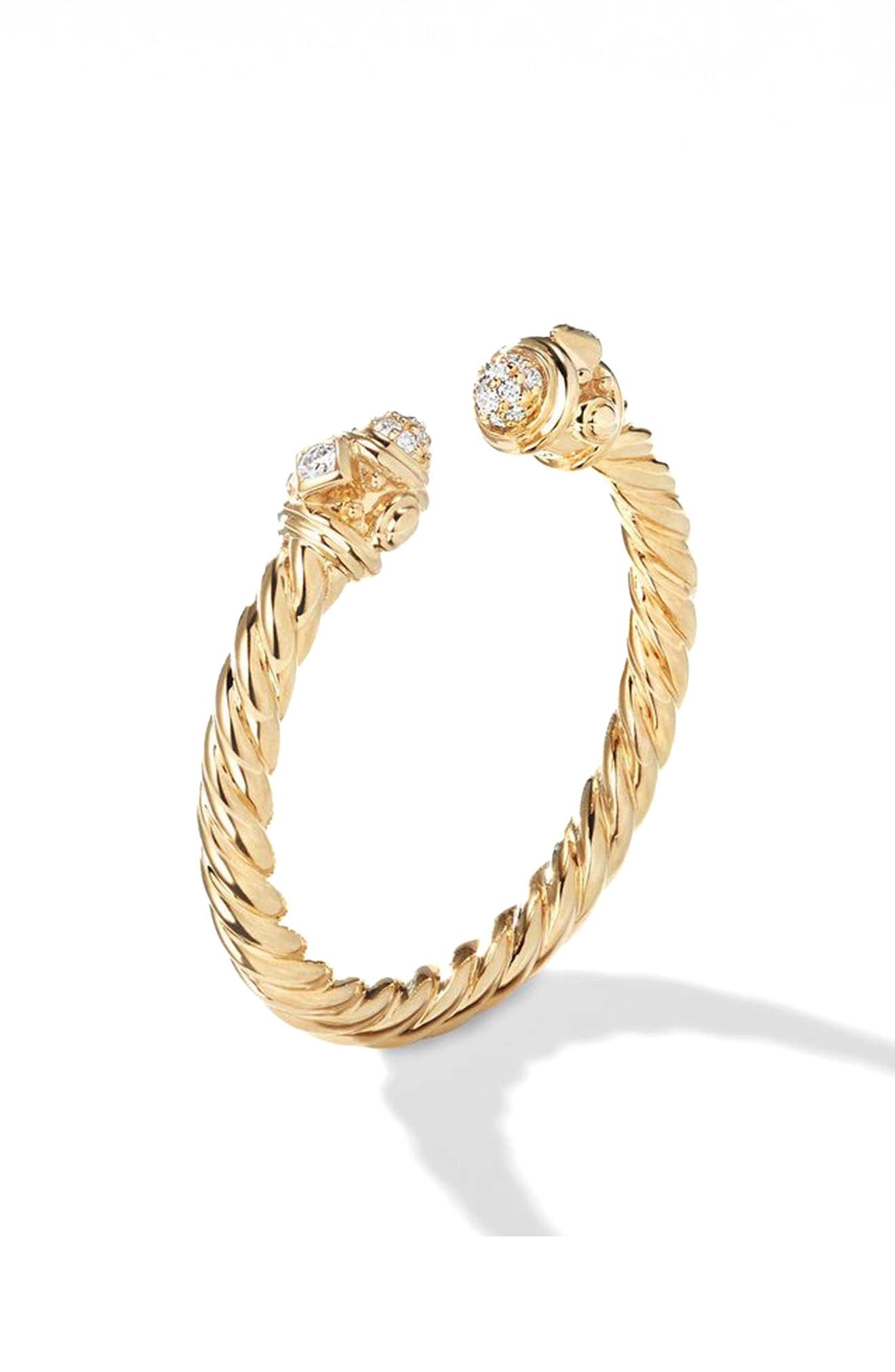 David Yurman Renaissance Ring in 18K Gold with Diamonds | Nordstrom