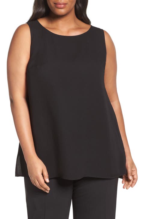 100% Silk Plus-Size Tops for Women | Nordstrom