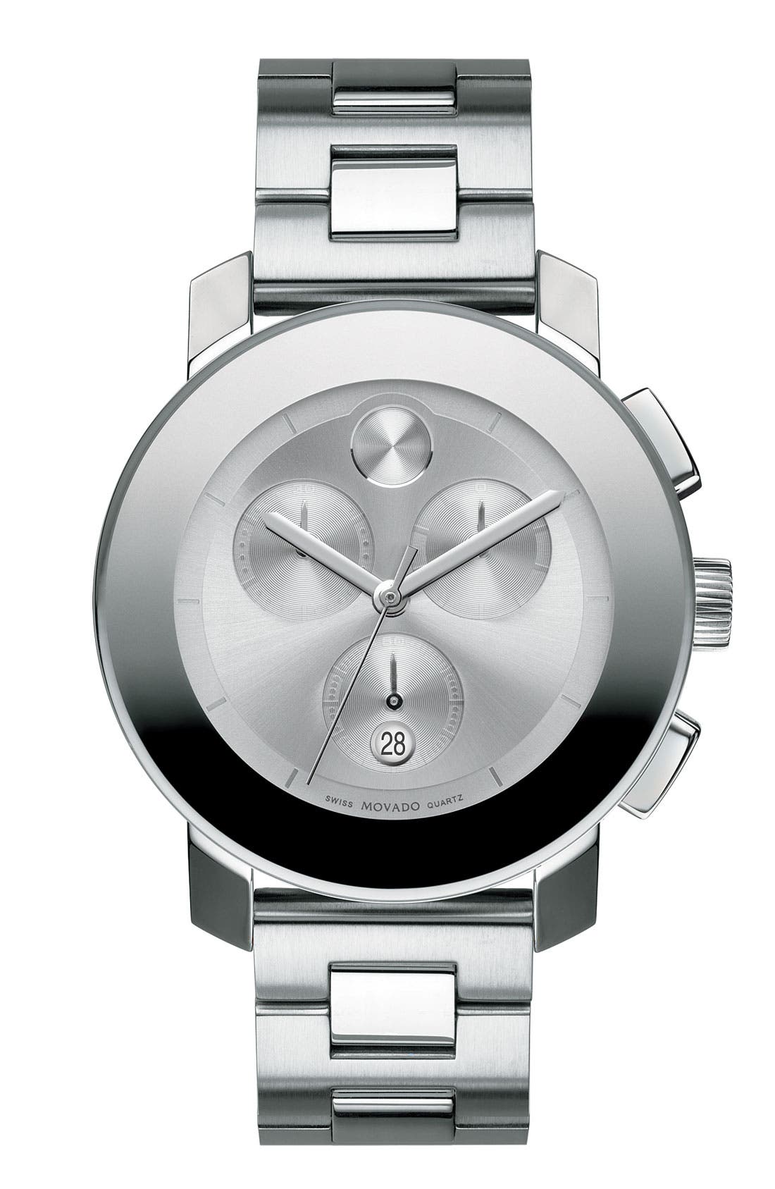Movado 'Bold Chronograph' Bracelet Watch, 38mm | Nordstrom