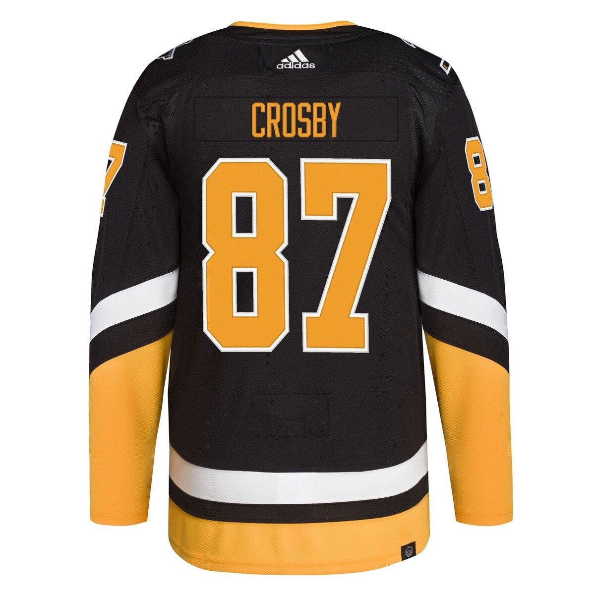 adidas Men's adidas Sidney Crosby Black Pittsburgh Penguins Alternate ...