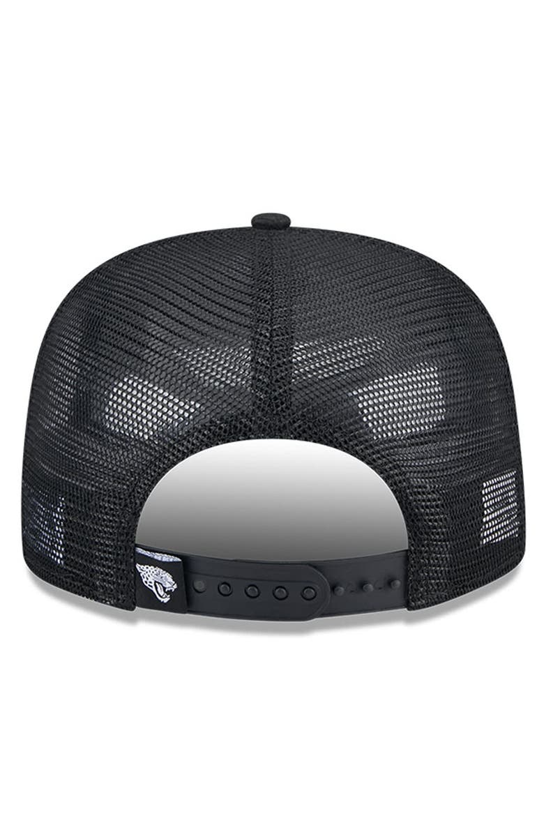 New Era Men's New Era Black Jacksonville Jaguars Check Mate 9FIFTY Trucker Snapback Hat | Nordstrom