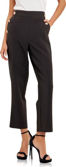 Endless Rose Side Button Trousers | Nordstrom