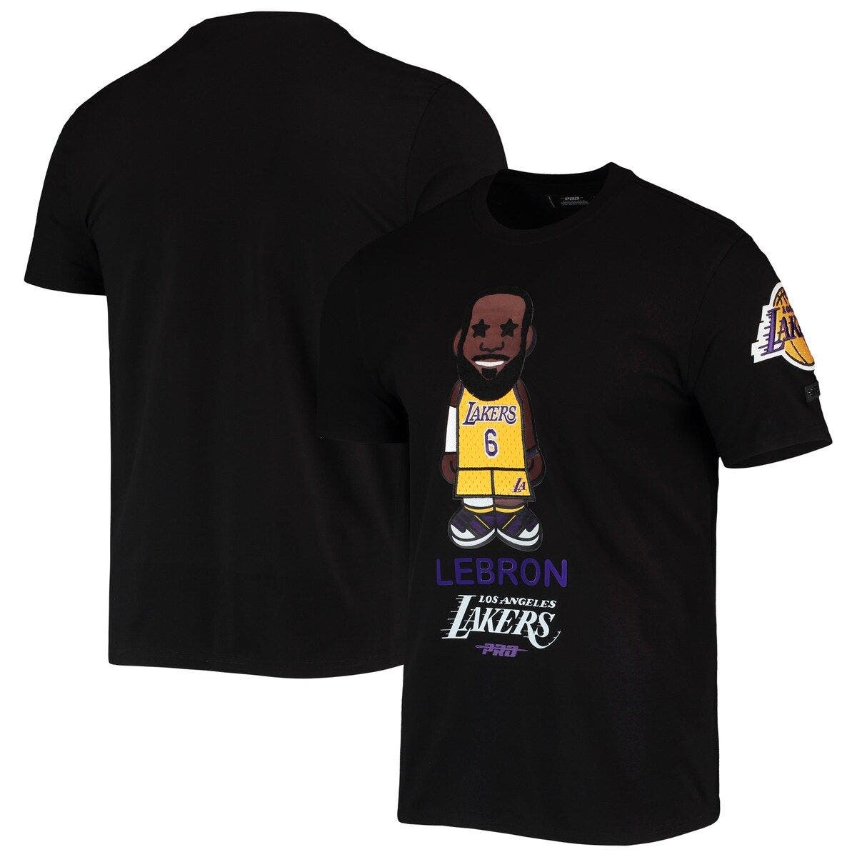 PRO STANDARD Men's Pro Standard LeBron James Black Los Angeles Lakers ...
