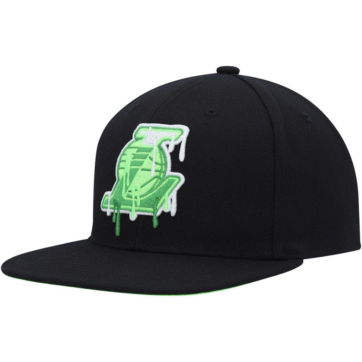 Mitchell & Ness Men's Mitchell & Ness Black Los Angeles Lakers Slime ...