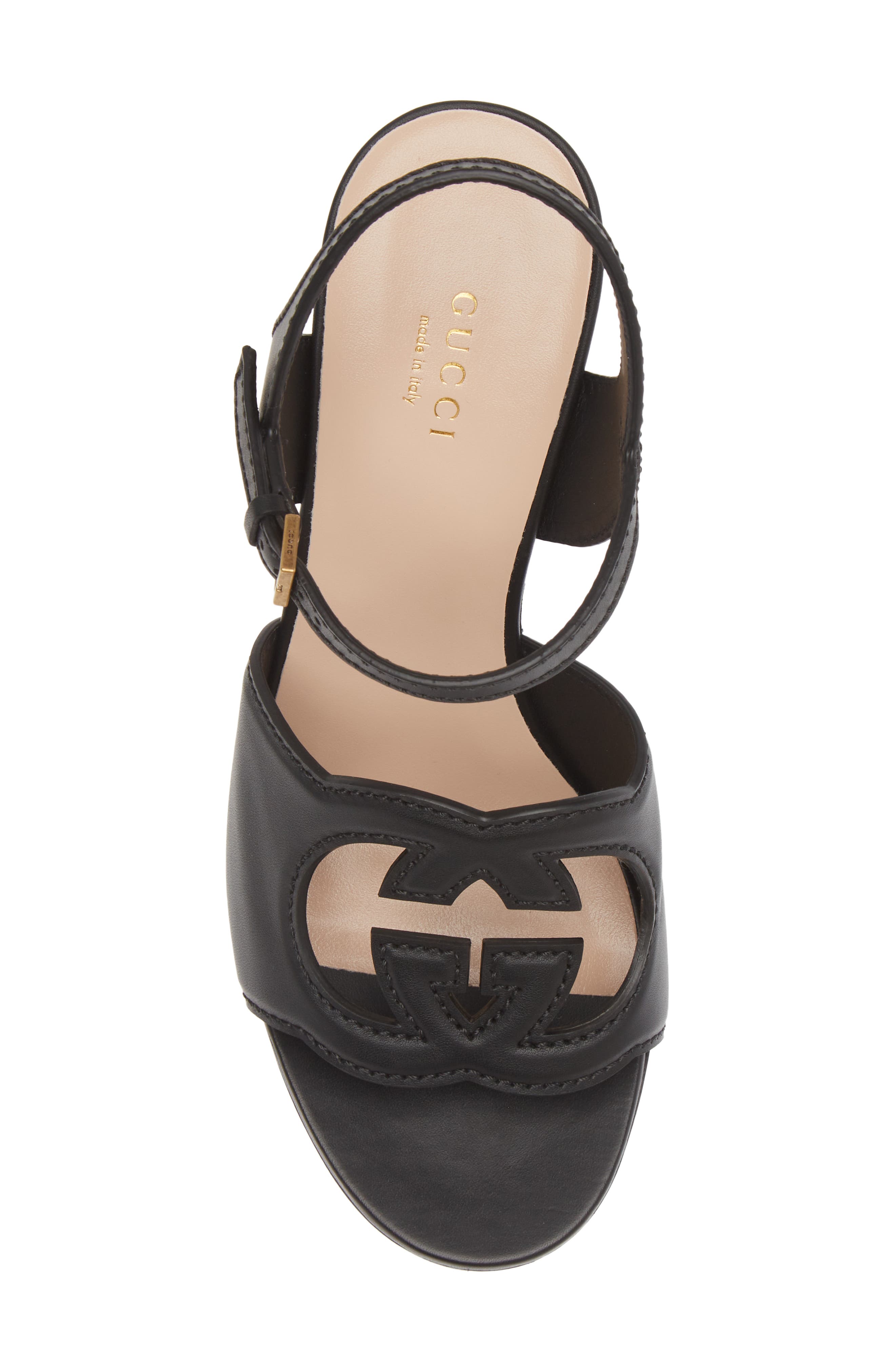 Gucci Interlocking G Cutout Platform Sandal (Women) | Nordstrom