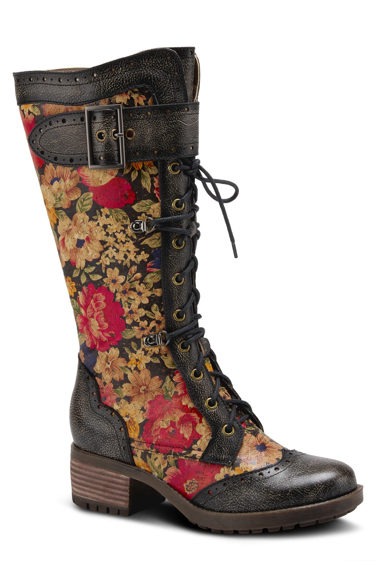 L'Artiste by Spring Step L'Artiste Kisha-Flora Leather Boot (Women ...