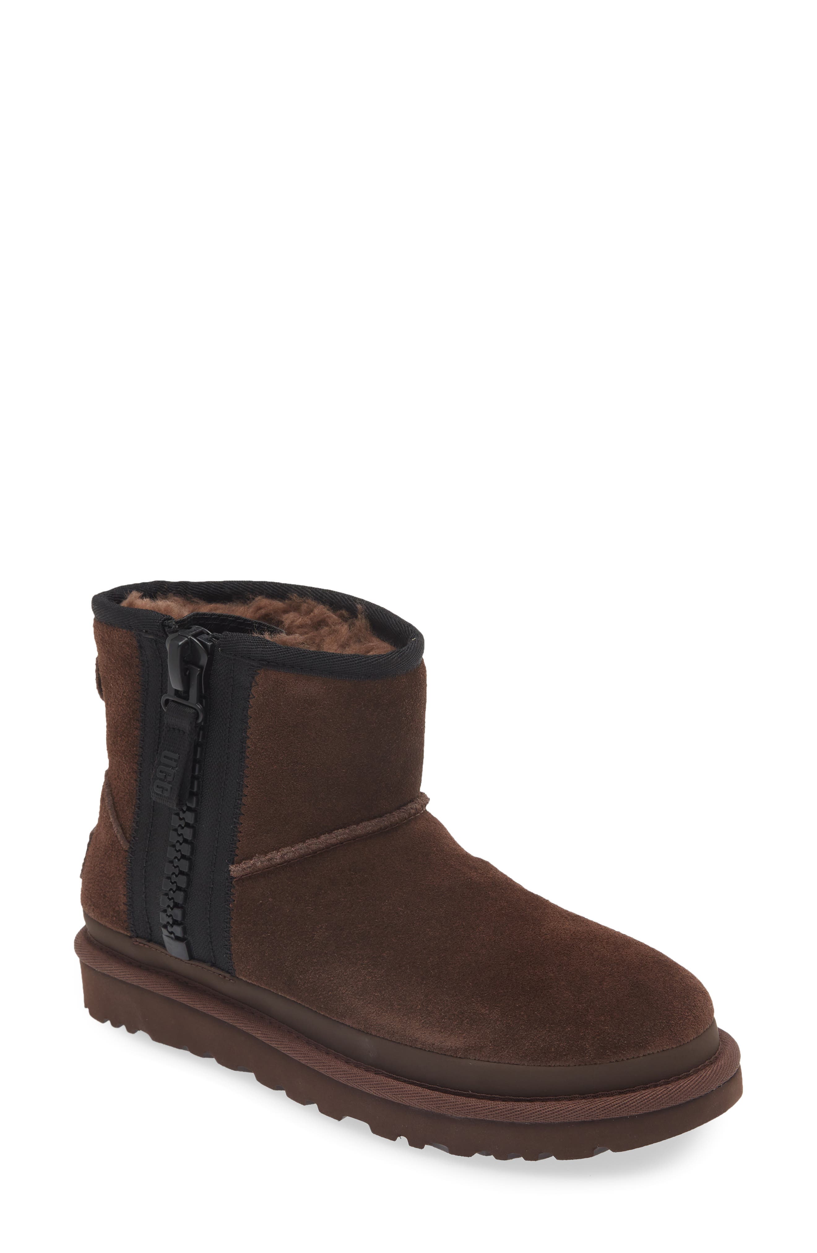 UGG® Mini Classic Zip Bootie (Women) | Nordstrom