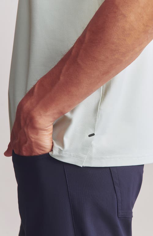 Rhone Commuter Polo In Seagrass Green Honeycomb | ModeSens