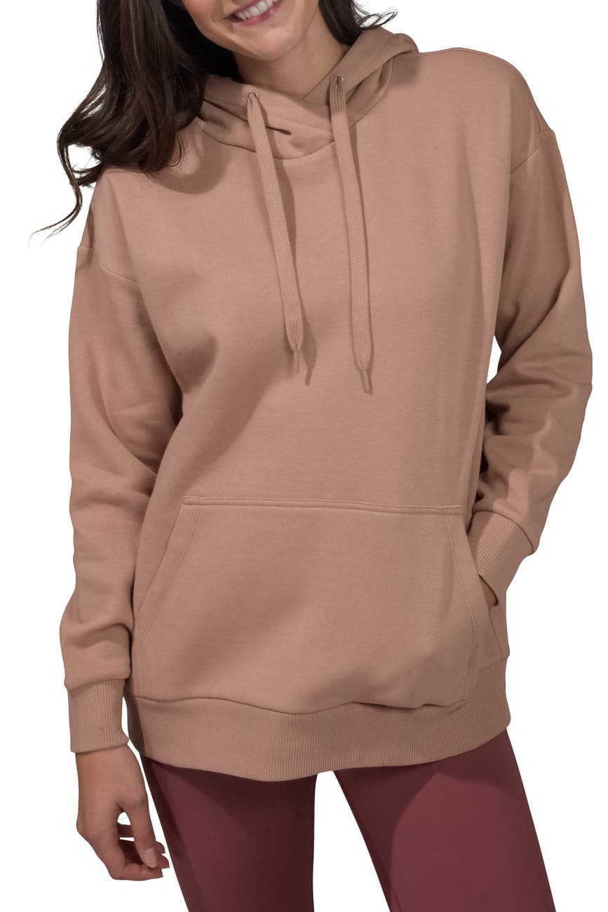 90 Degree By Reflex | Brushed Knit Oversized Hoodie | Nordstrom Rack
