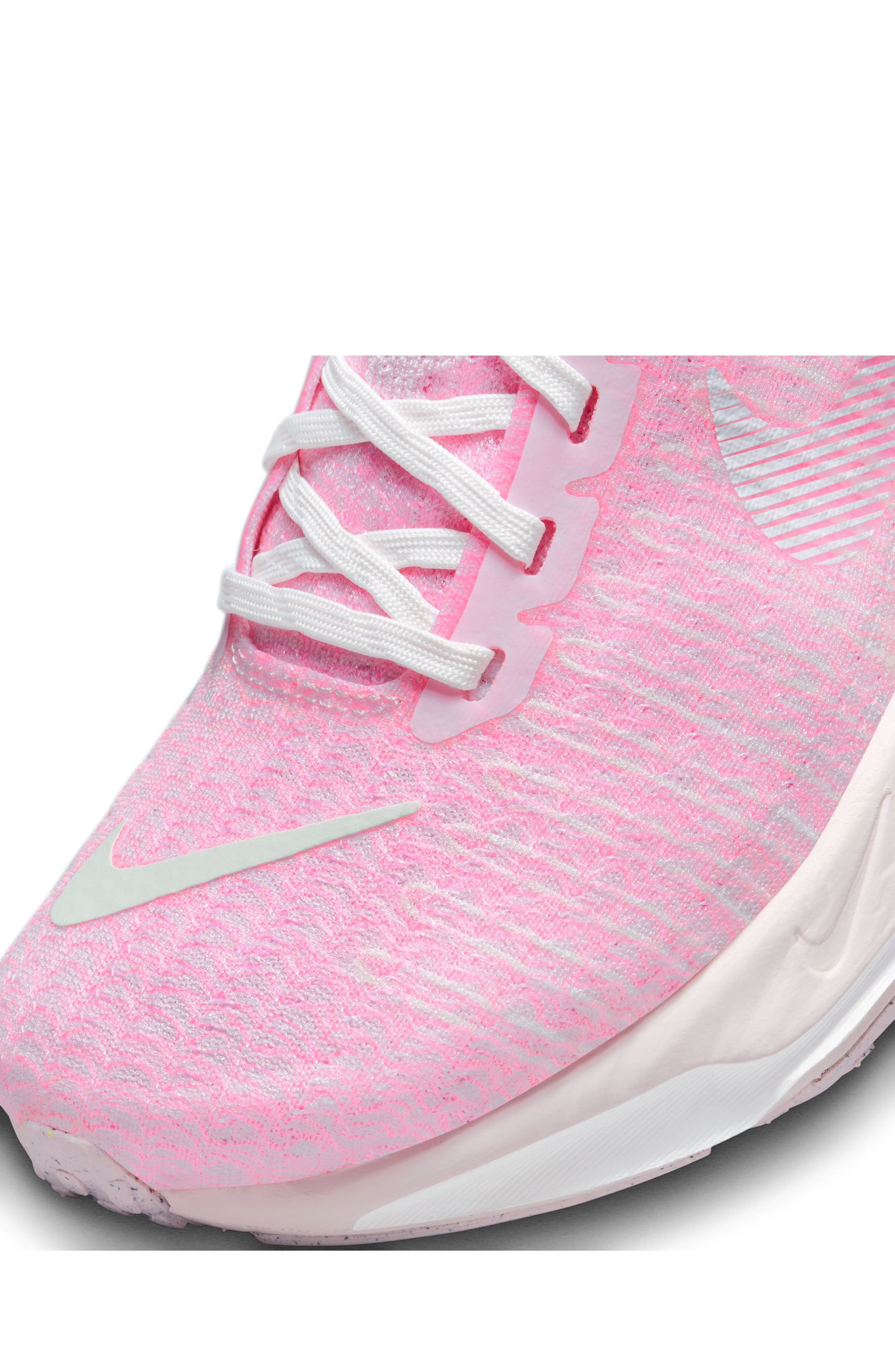 Nike ZoomX Invincible Run 3 Running Shoe in Pink/White/Pearl | Smart Closet