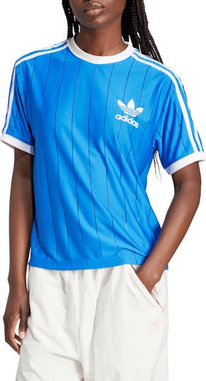 adidas Adicolor 3-Stripes Pinstripe Recycled Polyester T-Shirt | Nordstrom