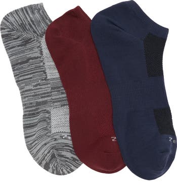 Z by Zella Mesh Micro Ankle Socks - Pack of 3 | Nordstromrack