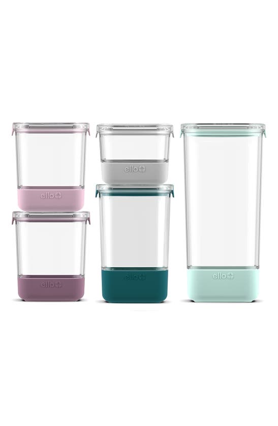 Ello 5-piece Mix Plastic Food Containers In Multi | ModeSens