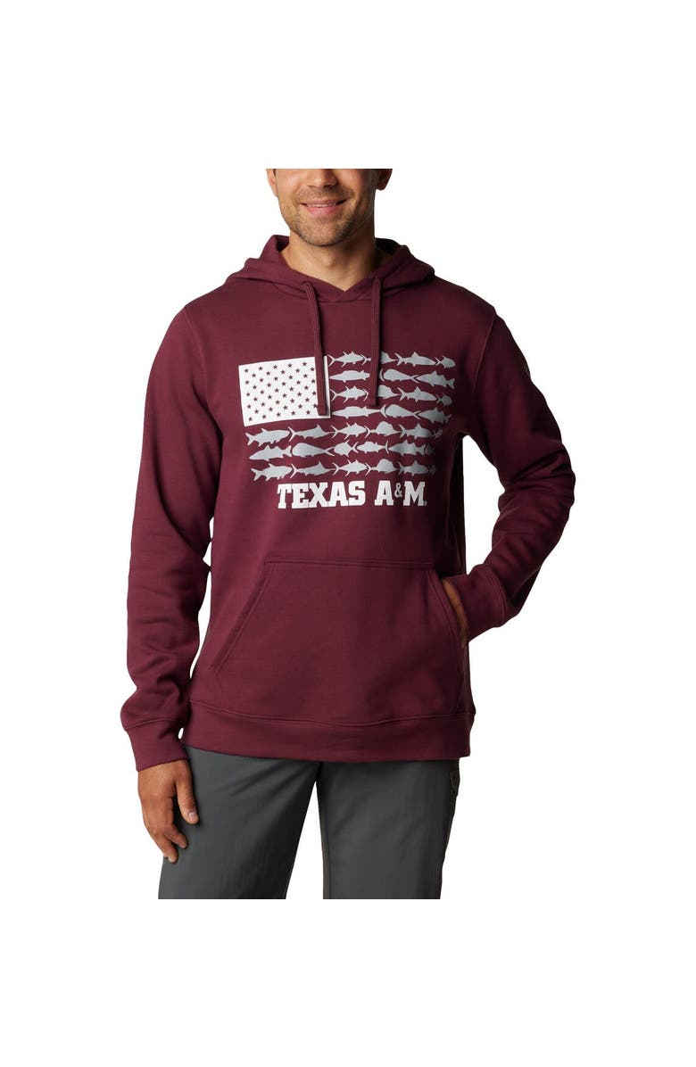 Columbia Men's Columbia Maroon Texas A&M Aggies PFG Fish Flag II ...
