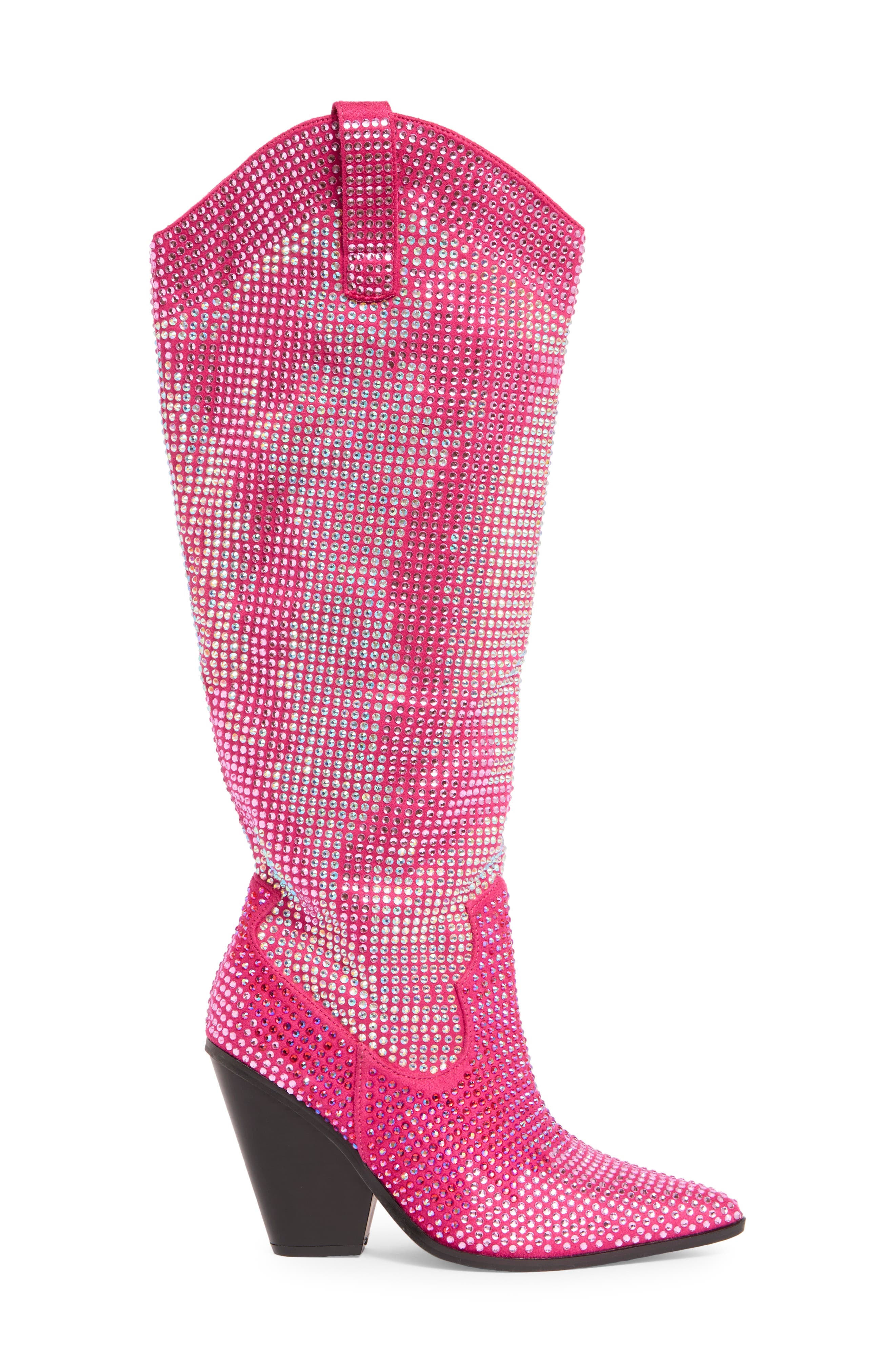 CAPE ROBBIN Malinde Rhinestone Western Boot (Women) | Nordstromrack