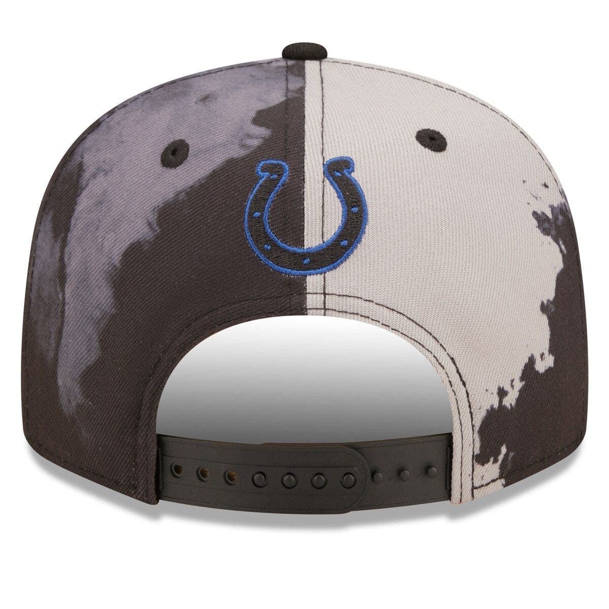 New Era Men's New Era Black Indianapolis Colts Ink Dye 2022 Sideline ...