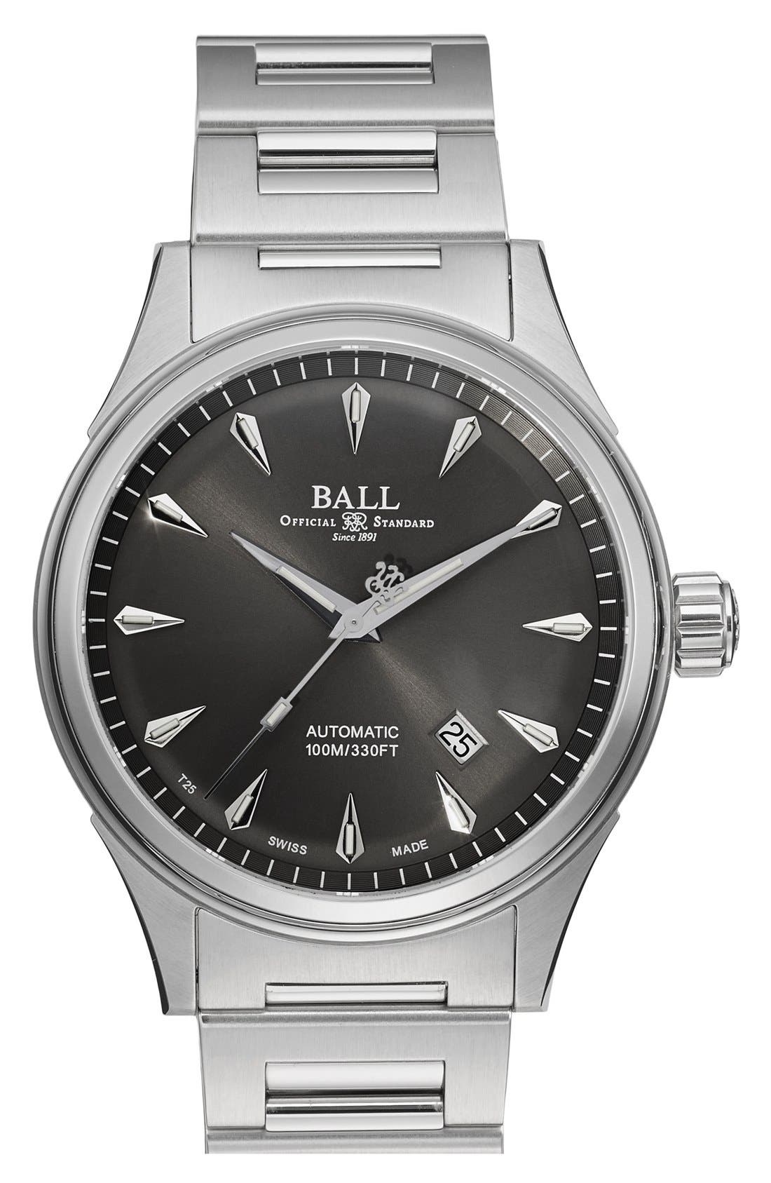 BALL 'Fireman Racer Classic' Bracelet Watch, 42mm | Nordstrom