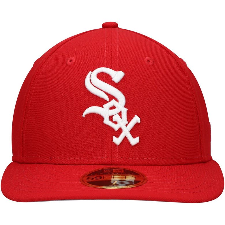 New Era Scarlet Chicago White Sox Low Profile 59fifty Fitted Hat | ModeSens