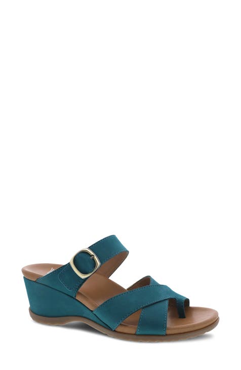 Women's Blue/Green Medium Heel Sandals | Nordstrom