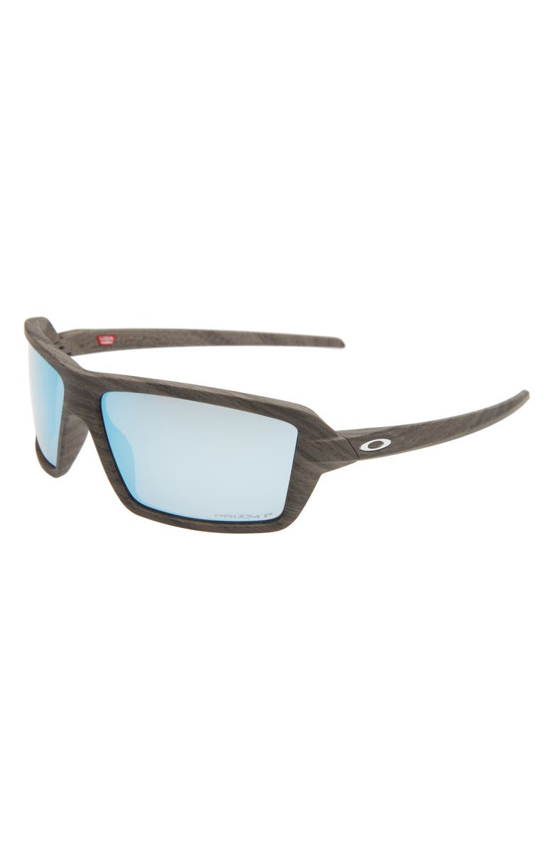 Oakley 63mm Polarized Rectangular Sunglasses | Nordstrom