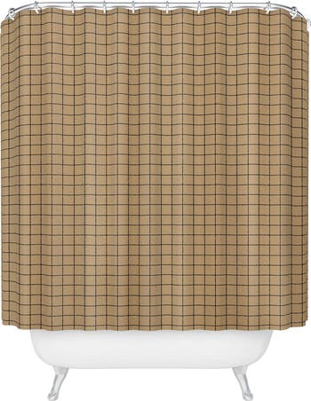 Deny Designs Kraft Grid Shower Curtain | Nordstrom