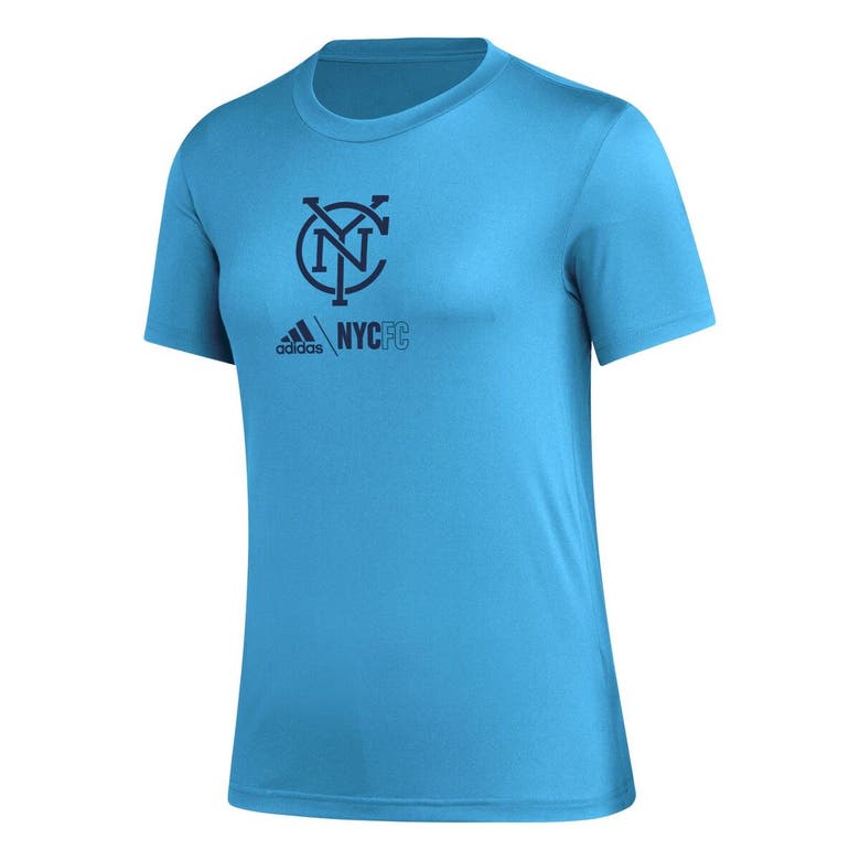 Adidas Originals Adidas Light Blue New York City Fc Aeroready Club Icon ...