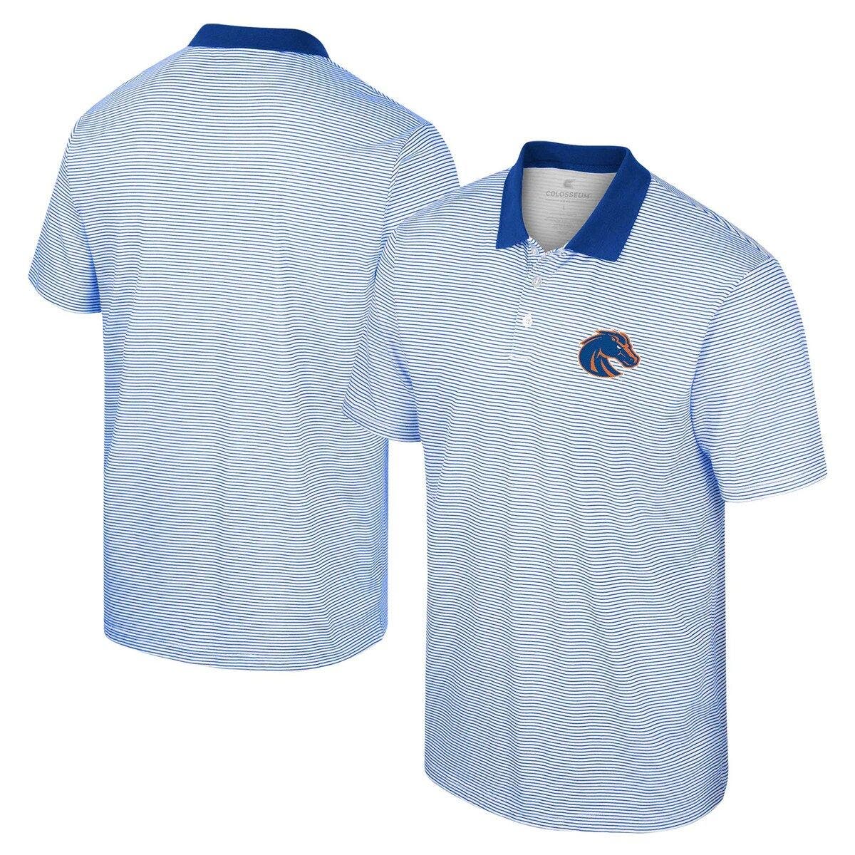 COLOSSEUM Men's Colosseum White/Royal Boise State Broncos Print Stripe ...
