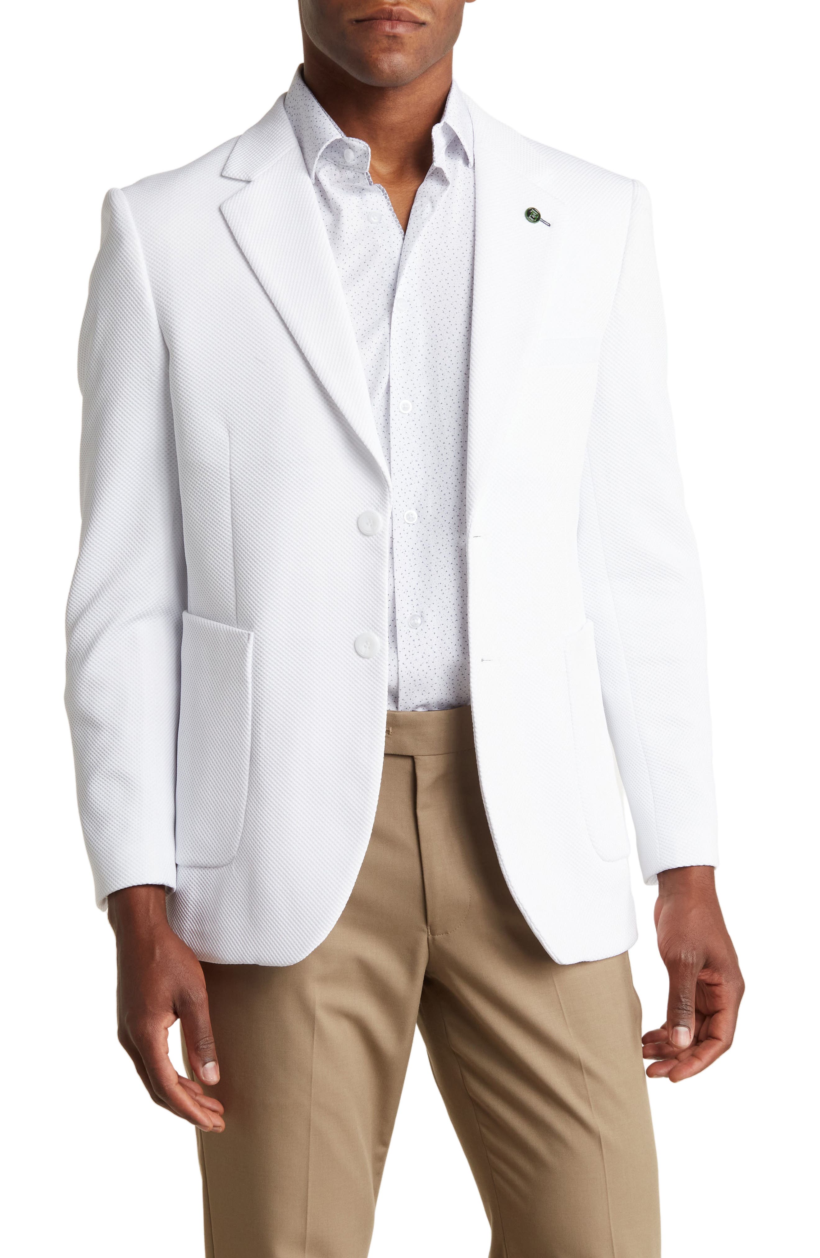 TOM BAINE Performance Two-Button Waffle Sport Coat | Nordstromrack
