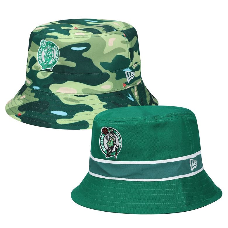 New Era Kelly Green Boston Celtics Reversible Bucket Hat | ModeSens