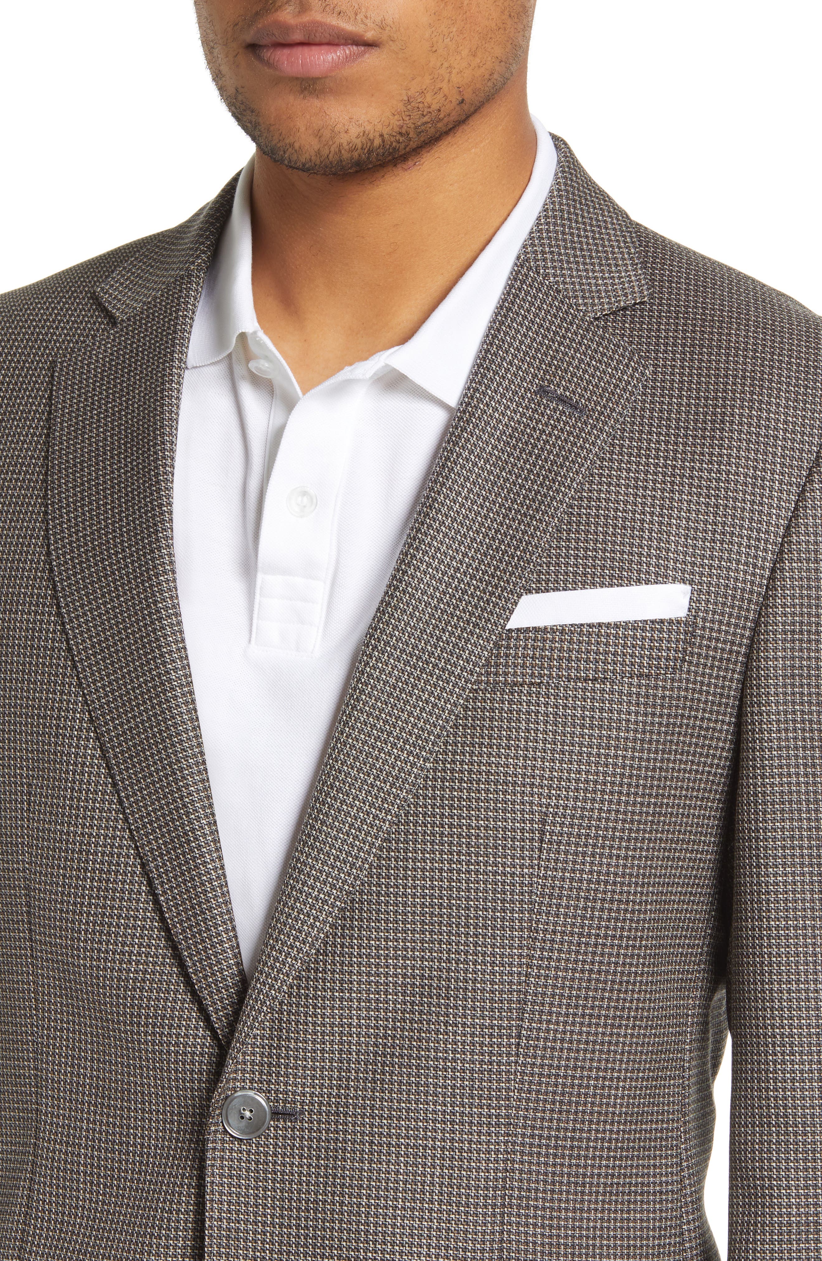 BOSS Hugo Boss Hutson Slim Fit Plaid Wool Sport Coat | Nordstromrack