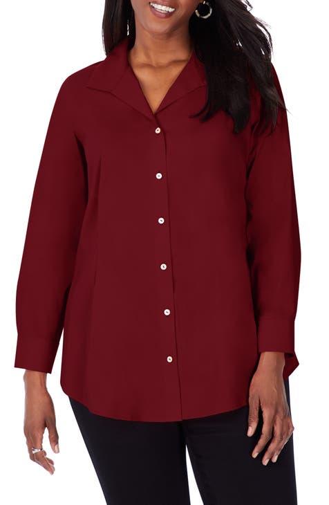 Women's Burgundy Tops | Nordstrom