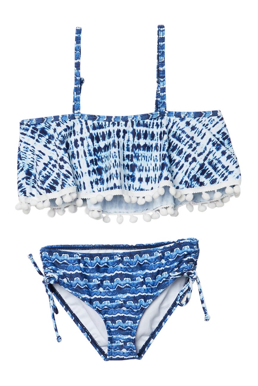 Limeapple Tie Dye Two Piece Swimsuit Set Nordstrom Rack