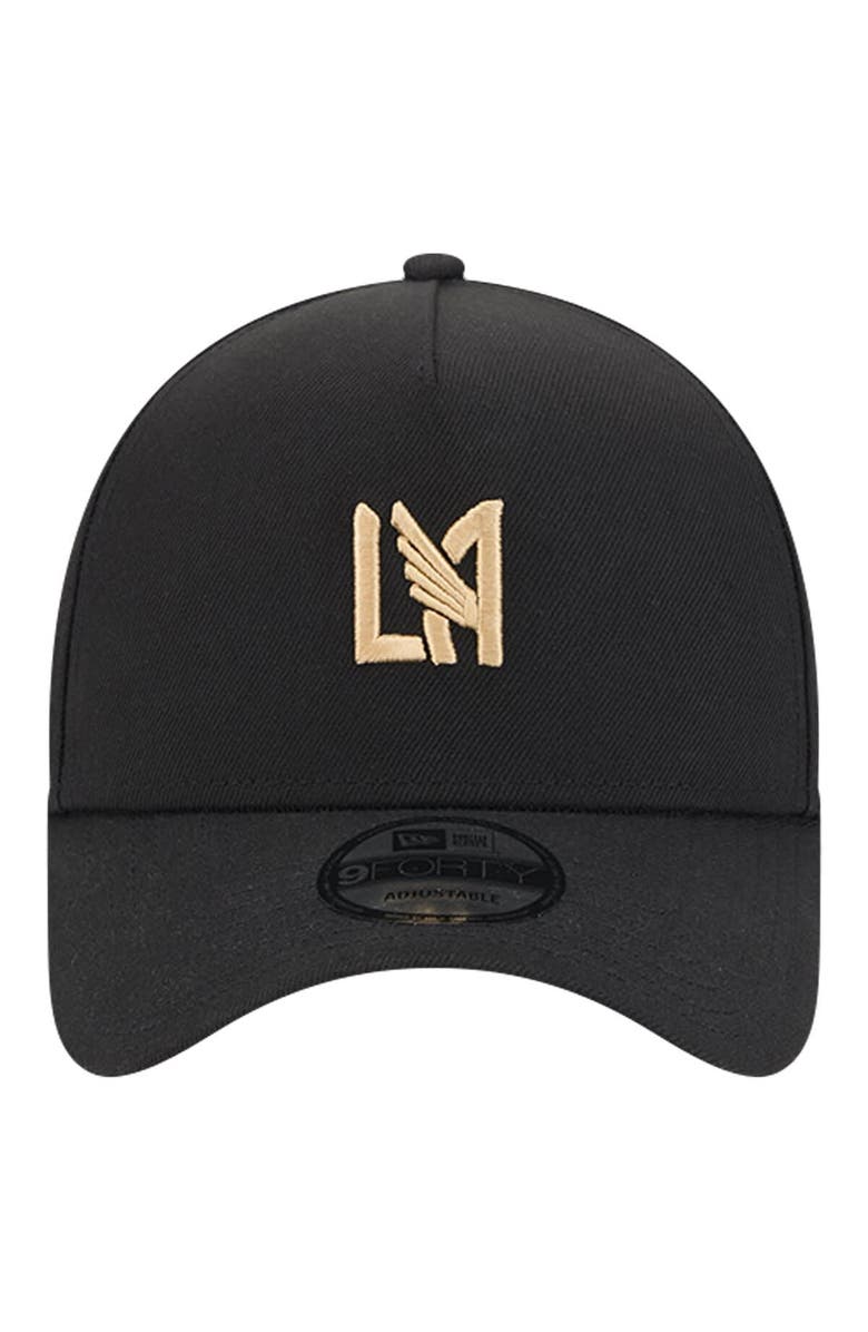 New Era Men's New Era Black LAFC 2024 Kick Off Collection 9FORTY A-Frame Adjustable Hat | Nordstrom