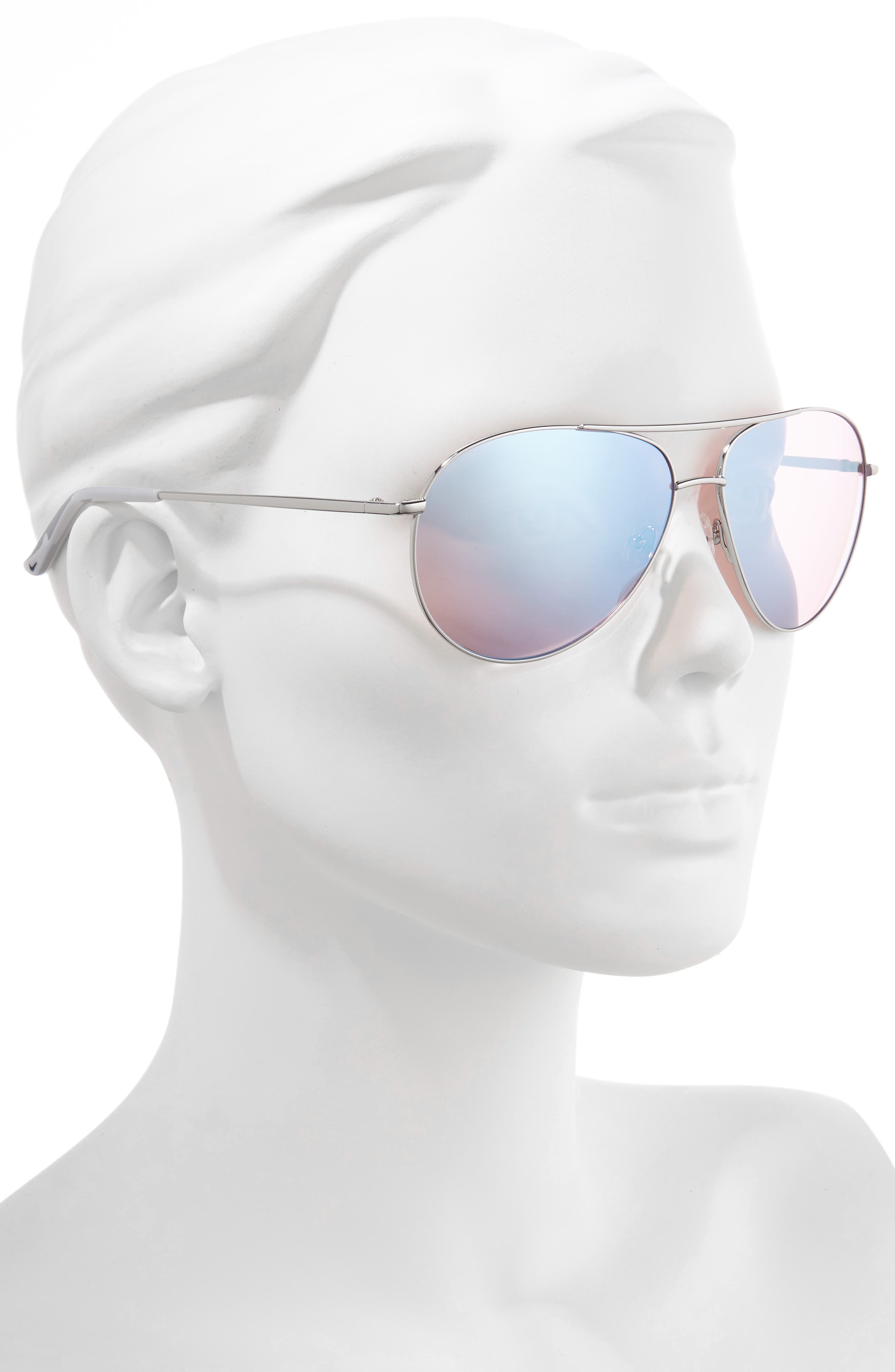 Nike Chance 61mm Mirrored Aviator Sunglasses | Nordstromrack