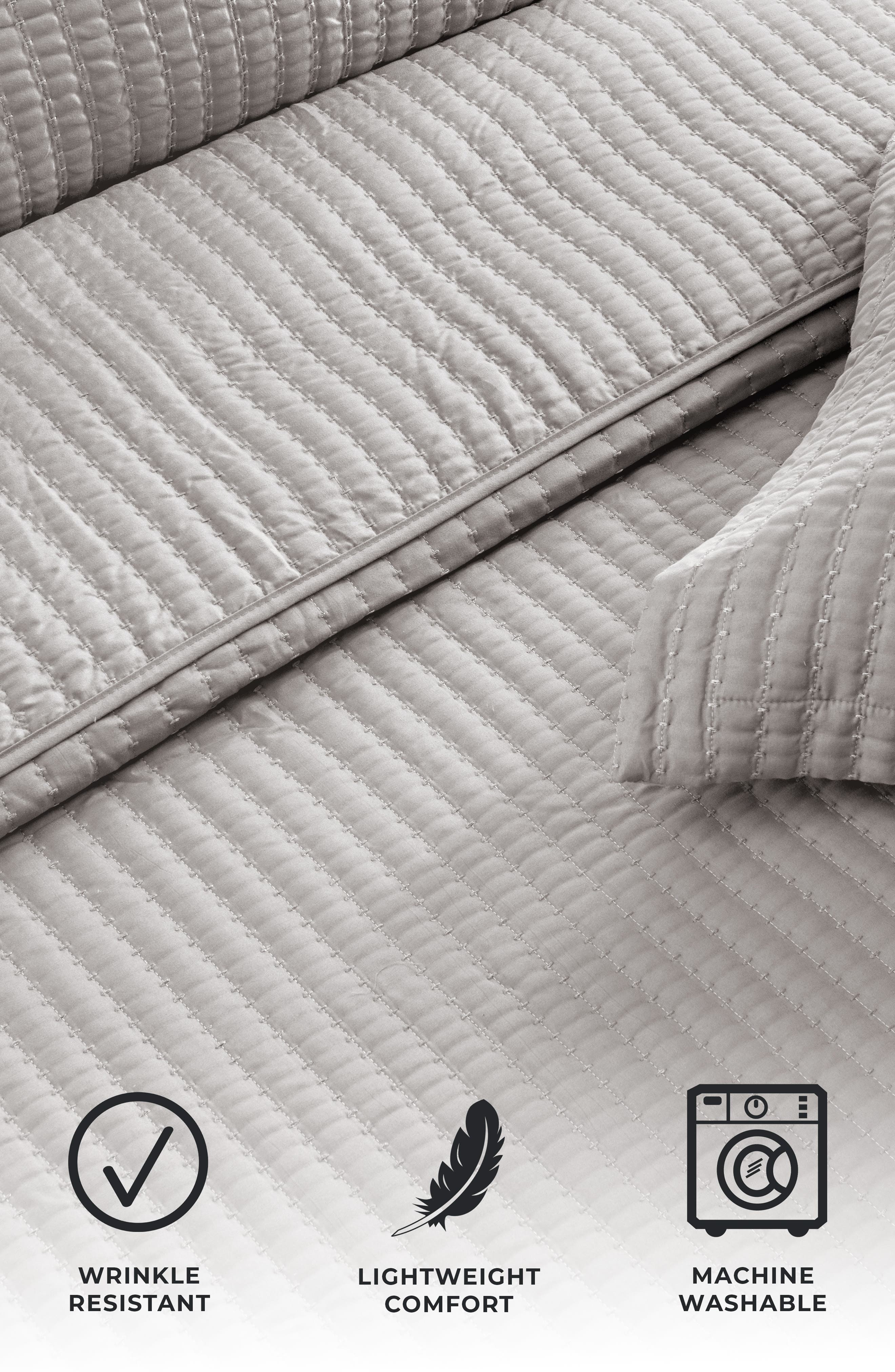 Woven & Weft Channel Stitch Quilt Set | Nordstromrack